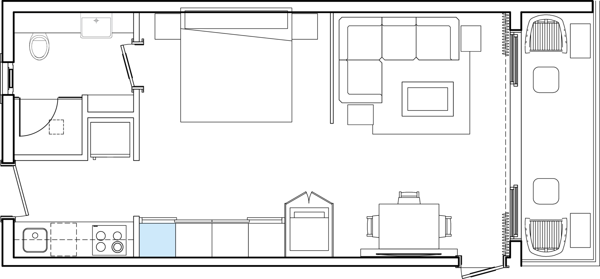 Studio & One Bedoom Private Residences - The Crane Private Residences